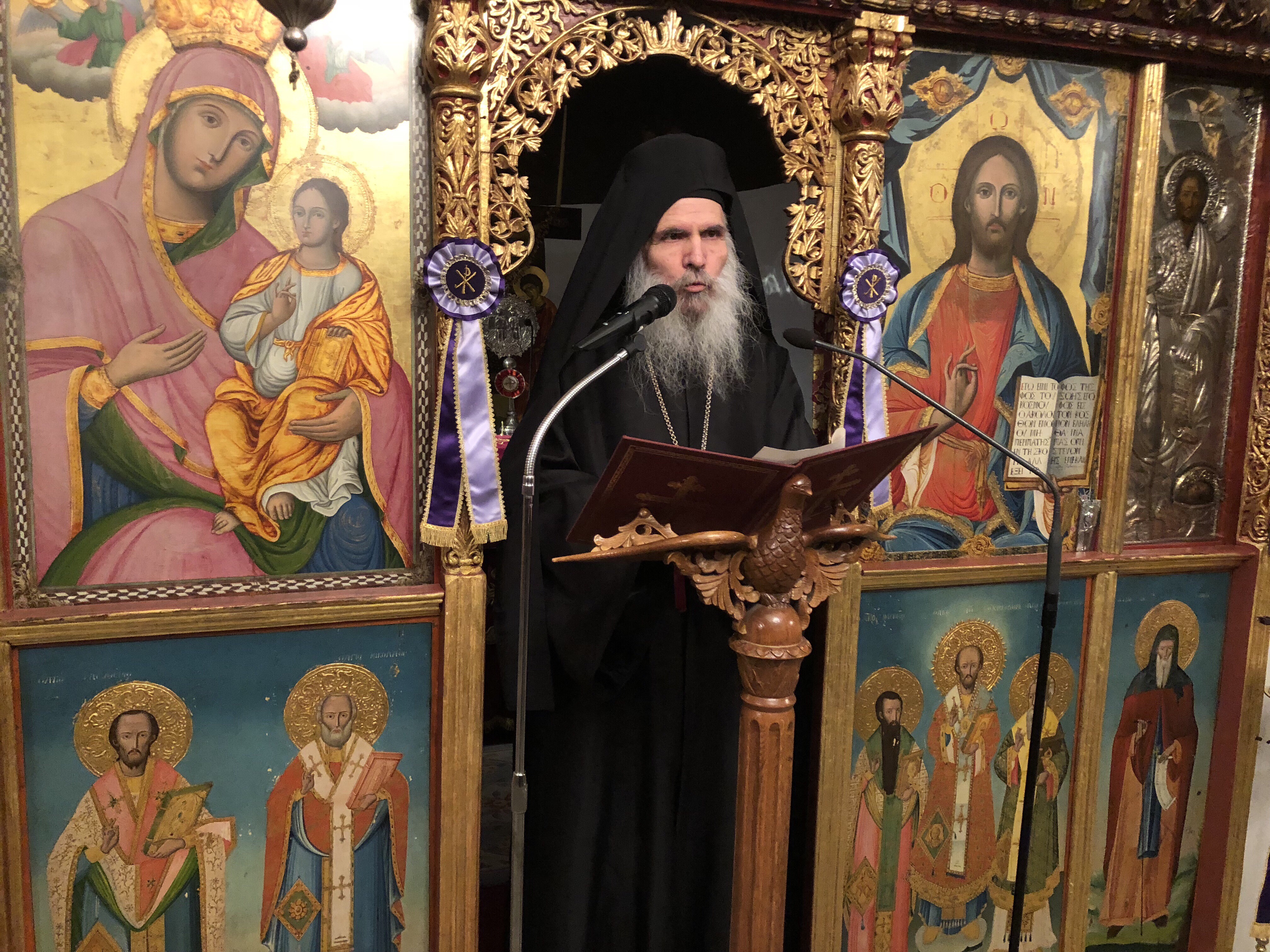 Ο Γέροντας Βενέδικτος Νεοσκητιώτης στον Κατανυκτικό Εσπερινό της ...